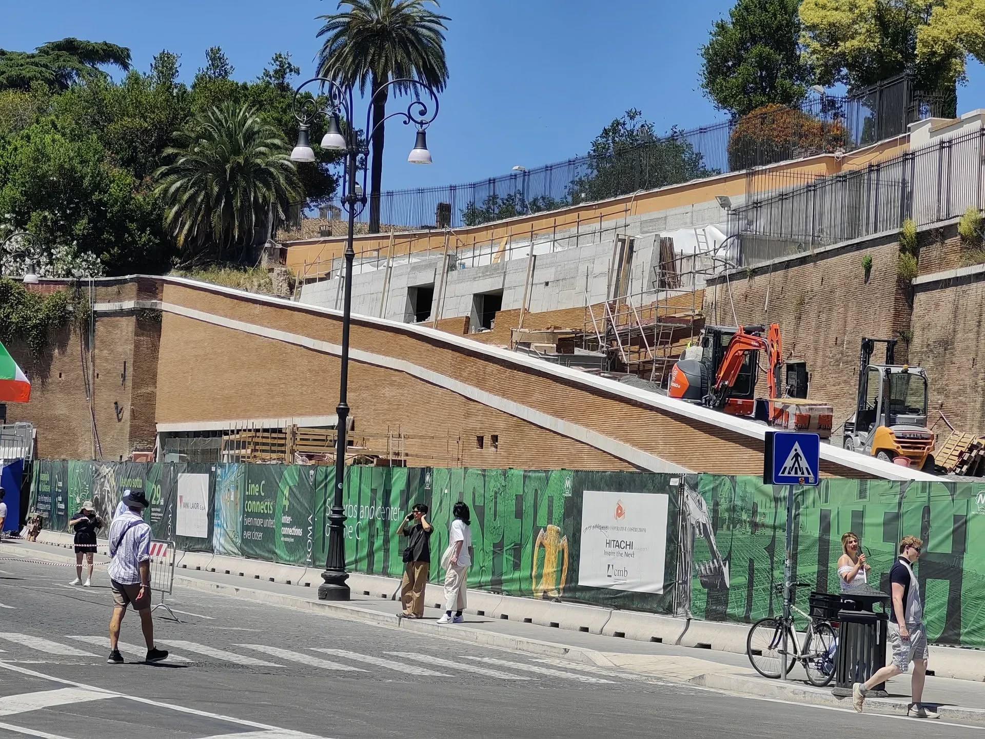 Metro C: stazione Colosseo e Porta Metronia in cantiere (GIU 2025 ...