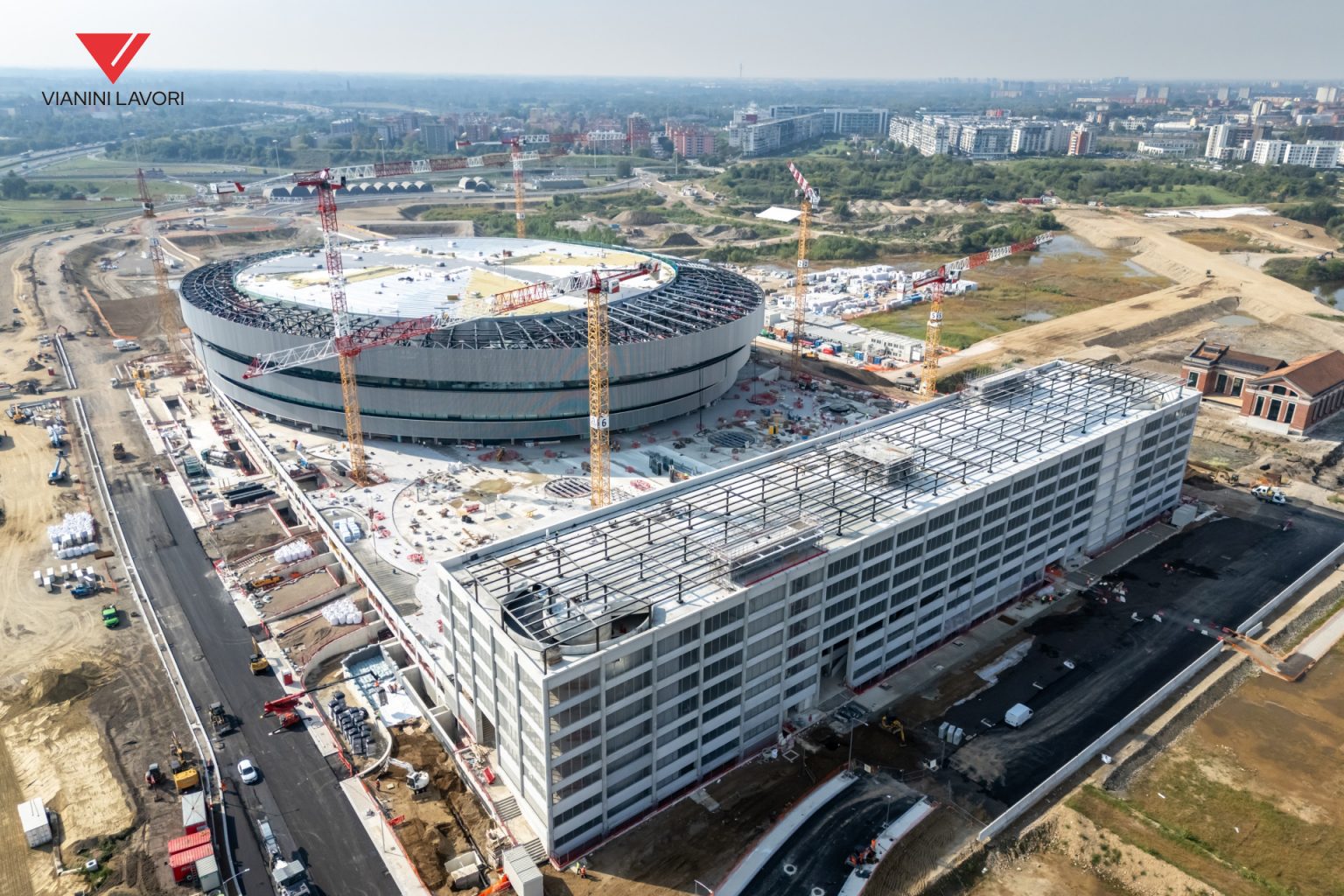 Milano | Nuove foto dal cantiere dell’Arena Santa Giulia - Mobilita.org